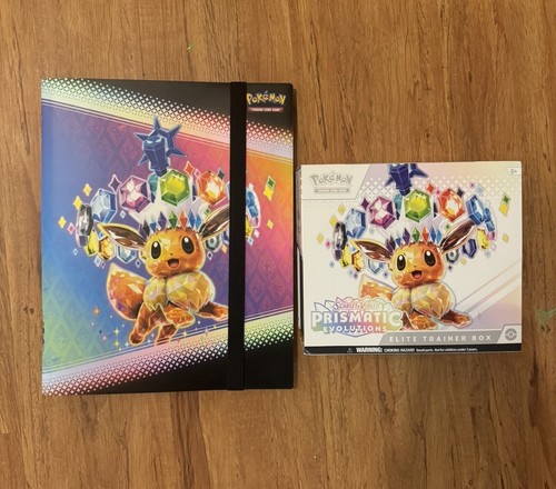 EMPTY 2024 Pokémon Prismatic Evolution ETB Elite Trainer Box + Eevee ...