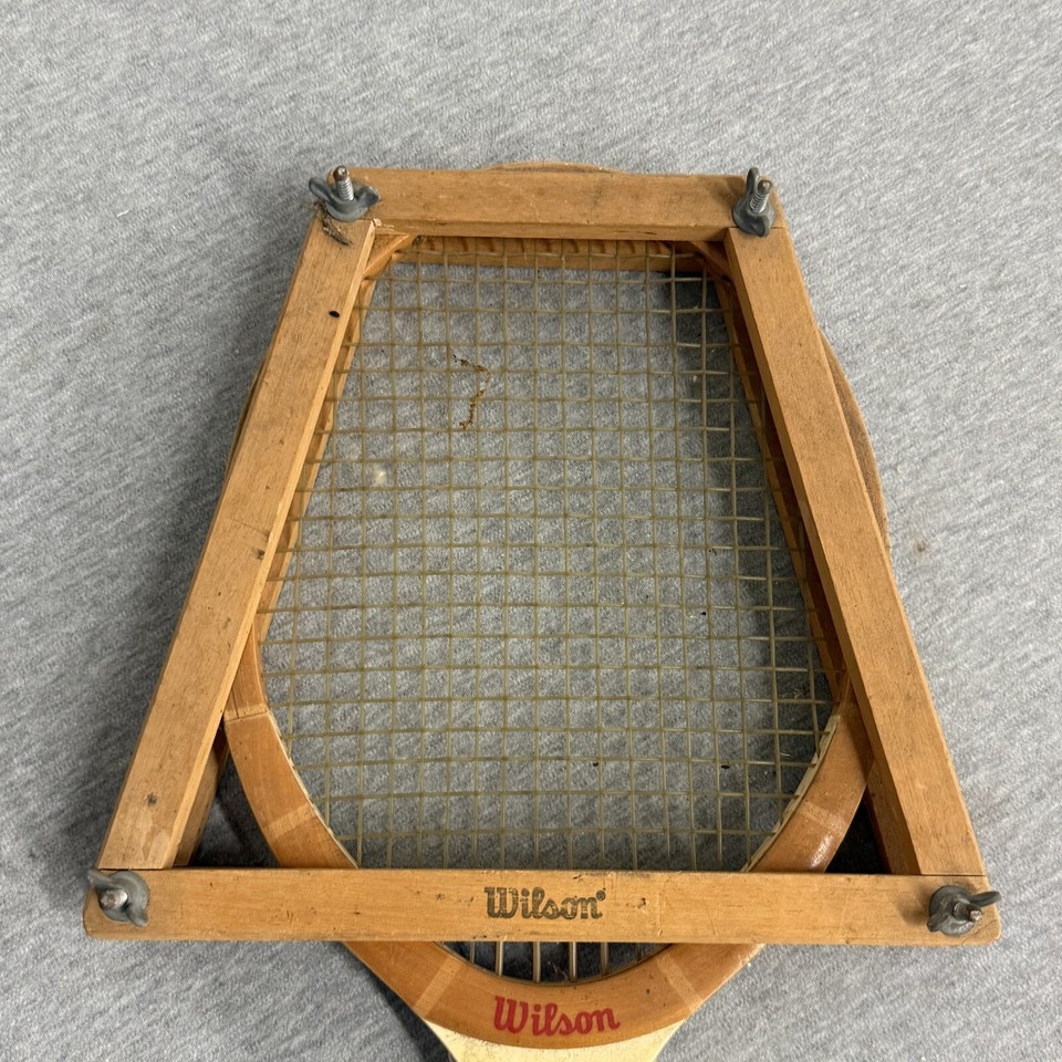 Vintage Wilson Autograph The Jack Kramer Wood Tennis Raquet USA | eBay