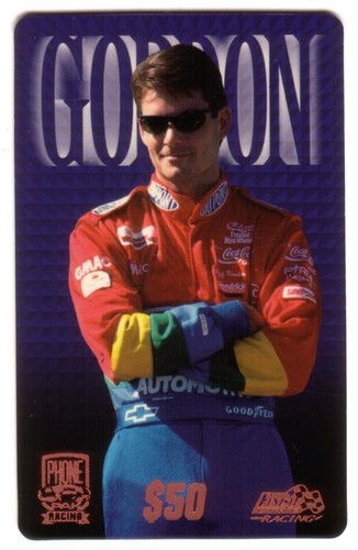 Phonepak 1996 Jeff Gordon (Dupont,Coke ) Serial # Imprimantes Preuve ...