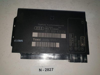 AUDI A4 8EC, B7 Komfortsteuergerät 8E0959433CA 0.20 Diesel 100kw 2008 ...