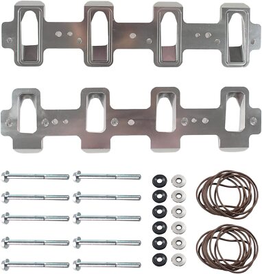 LS Cathedral Port Cylinder Head to Rectangle Port 90mm 130mm Intake ...