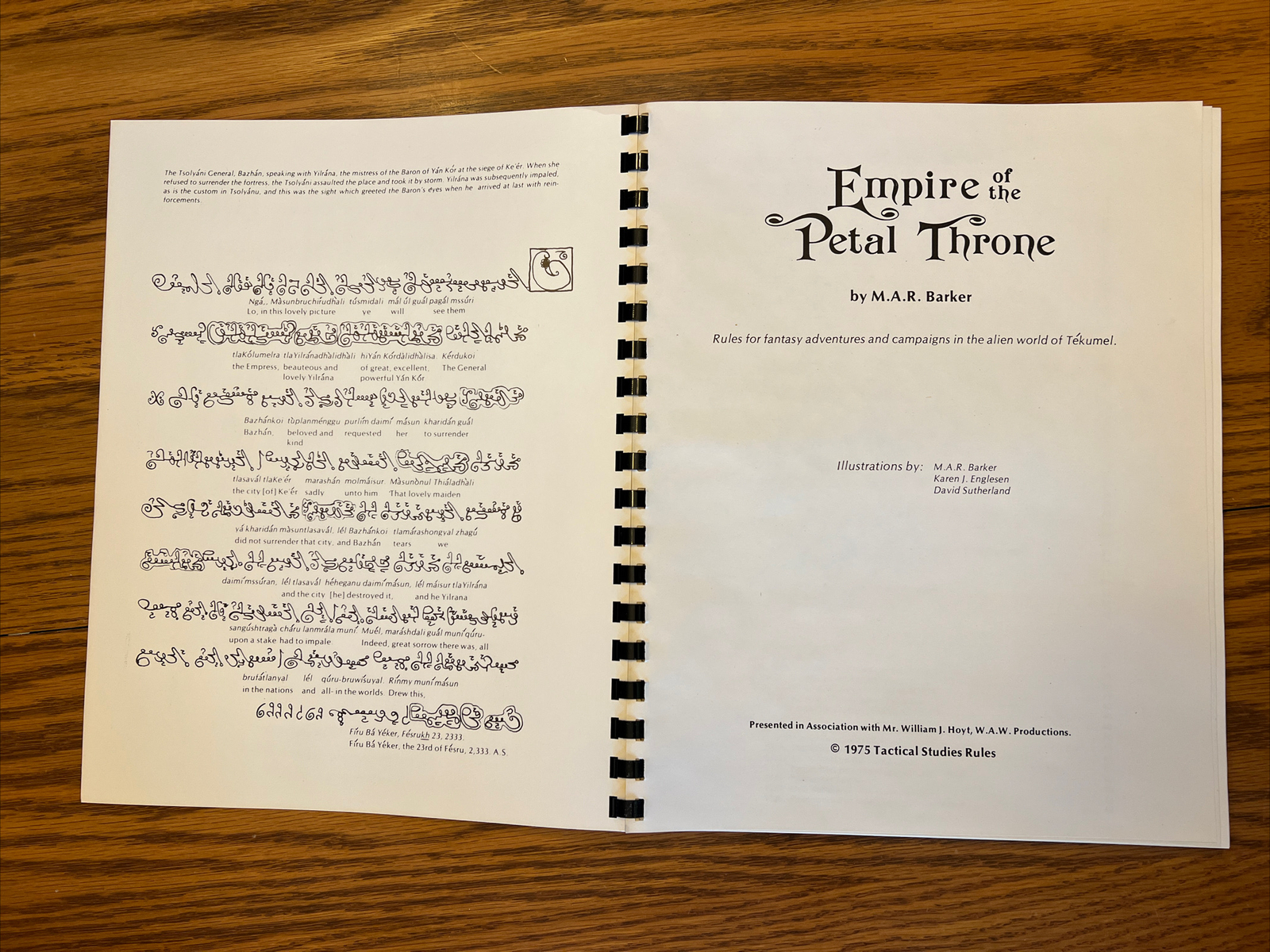 ULTRA RARE & COMPLETE! EMPIRE OF THE PETAL THRONE RPG Boxed Set 1975 ...