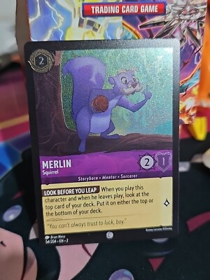 Disney Lorcana: Rise of the Floodborn - Merlin - Squirrel 54/204 - FOIL ...