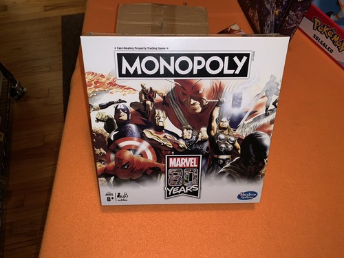 NEW Monopoly SuperHero Marvel 80th Anniversary Collector Edition HASBRO ...