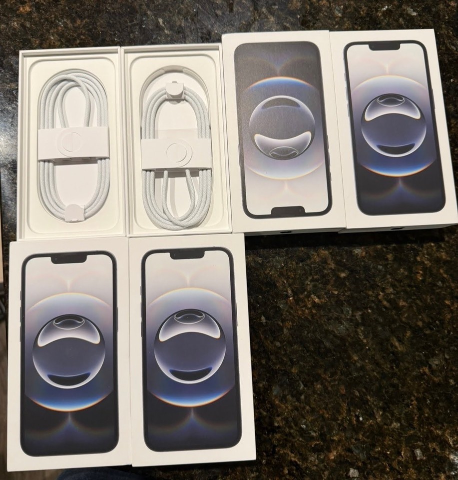 Lot of 25 iPhone 16 E Original Apple Empty Box Box and OEM Charging ...