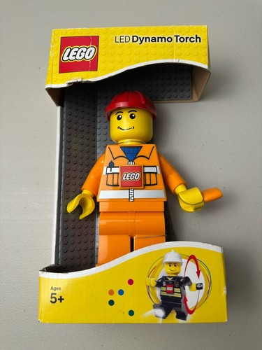 LEGO Dynamo Torch Large Minifigure x4 LED Flashlight Wind Up Crank ...