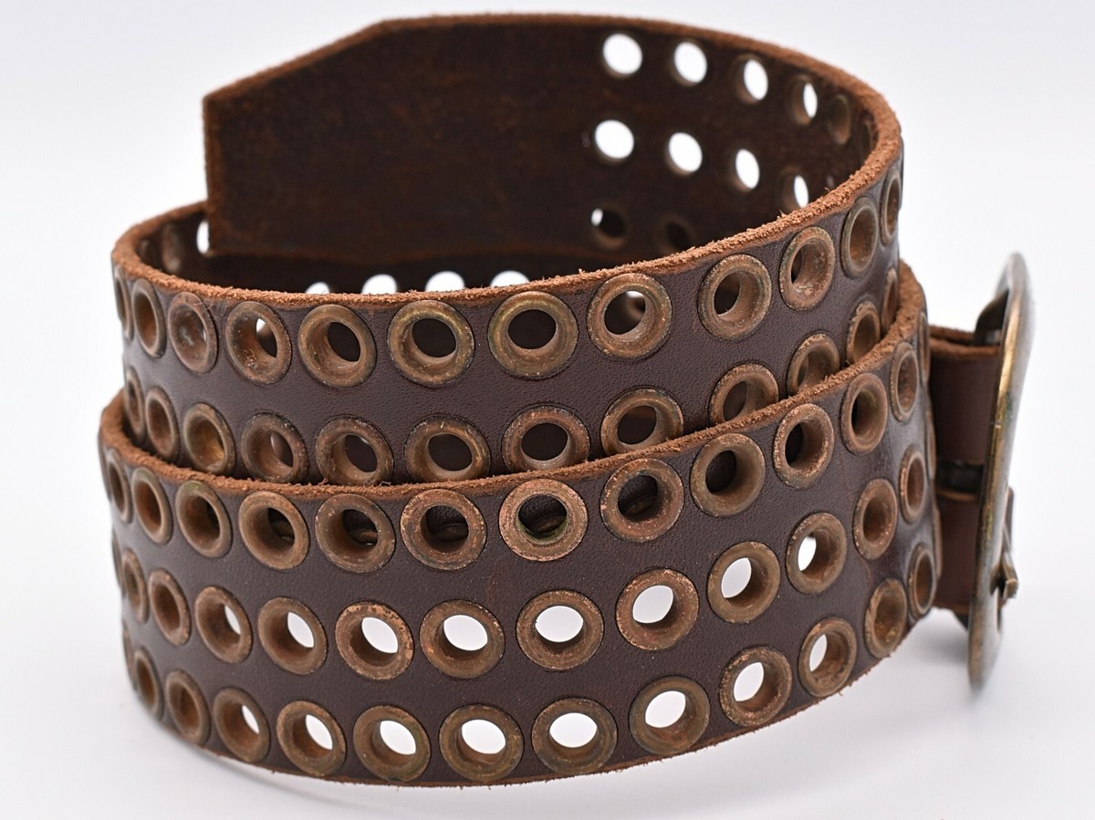 Recycle Old Leather Belts Vintage Recycle Nylon Thread Polo Leather