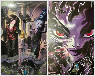 Monster High Dolls Kieran Valentine and Djinni Whisp Grant SDCC New ...