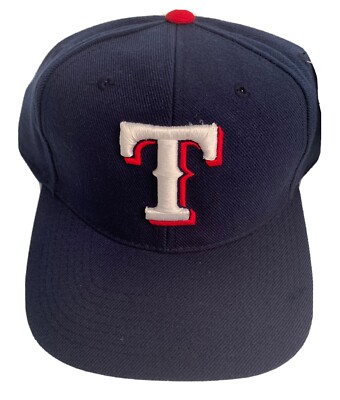 NWT Texas Rangers White T Logo Block Snapback Cap Hat | eBay