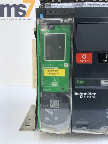 SCHNEIDER ELECTRIC MTZ1-10 H2 1000 AMPS ACB CIRCUIT BREAKER MICROLOGIC ...