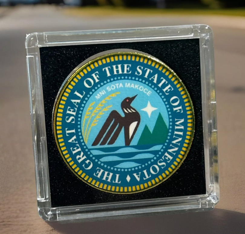 Great State of MINNESOTA 👉NEW STATE SEAL👈 Collectible Challenge Coin W ...