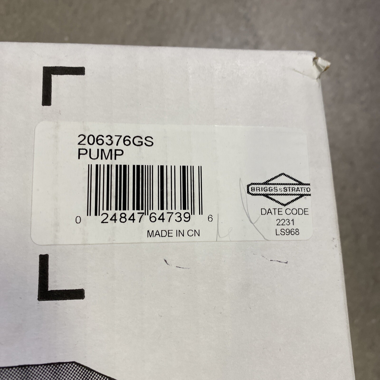 Briggs & Stratton 206376GS Assembly Pump for Pressure Washers for sale ...