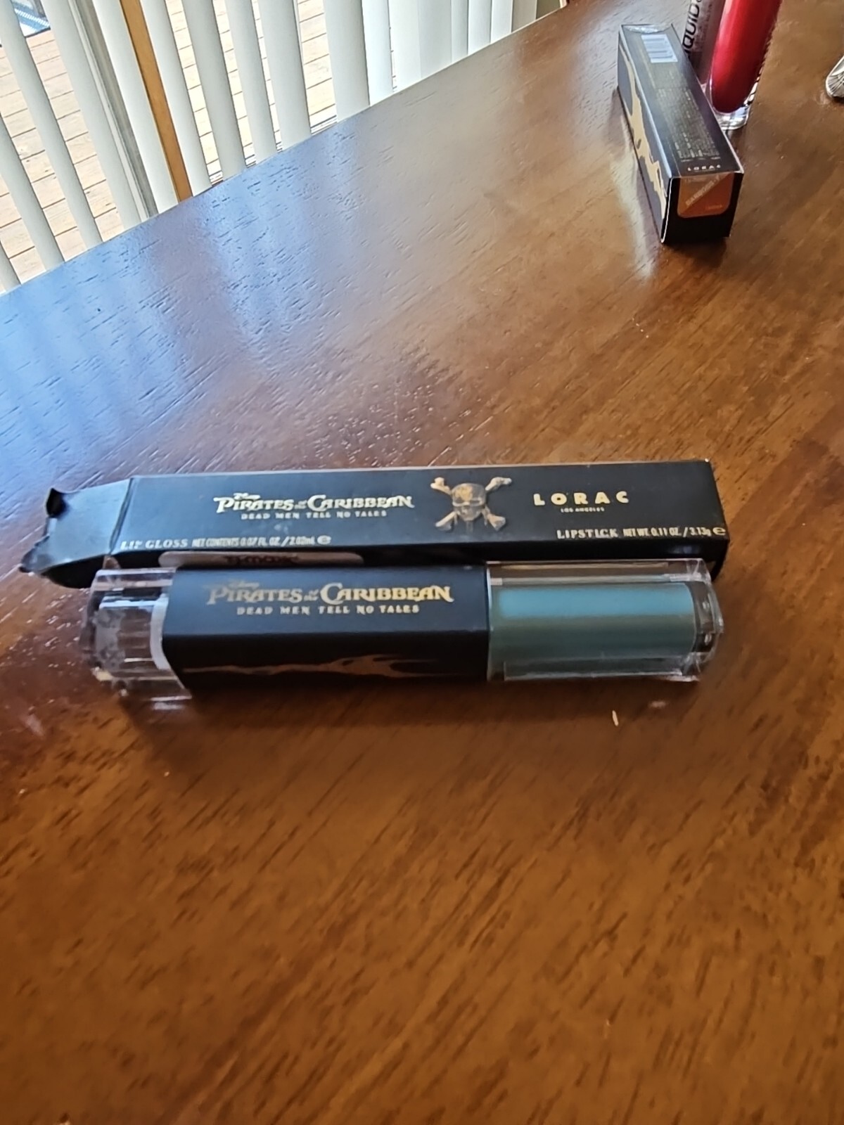 NIB Lorac Pirates Of The Caribbean Dual Ended Mod Lip Gloss Lipstick ...