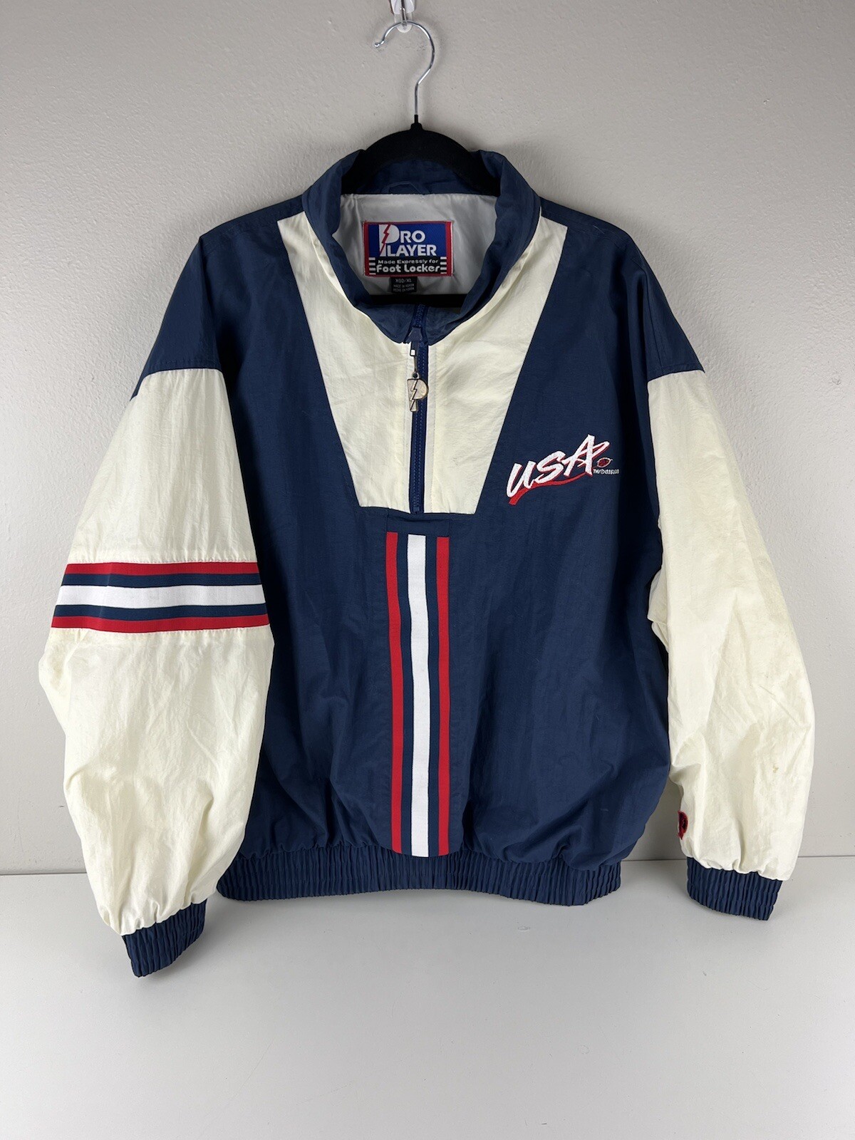Vintage Pro player Jacket Mens Extra Large USA Dream … - Gem