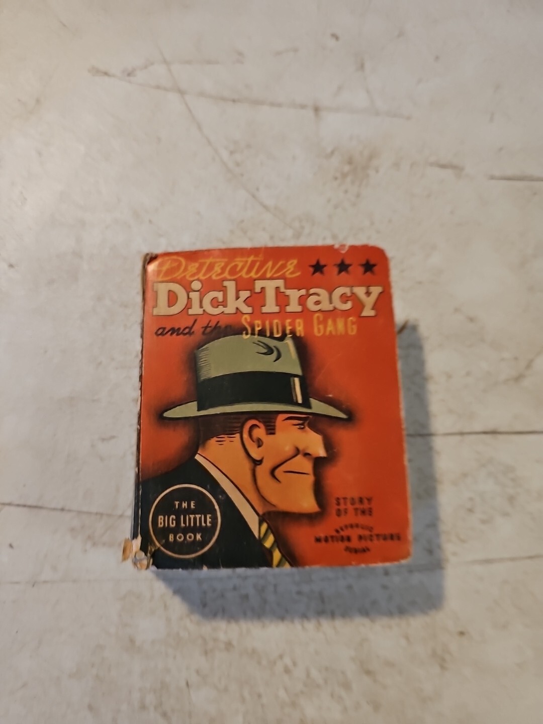 Big Little Book Whitman #1446 DICK TRACY Spider Gang! c. 1937 | eBay