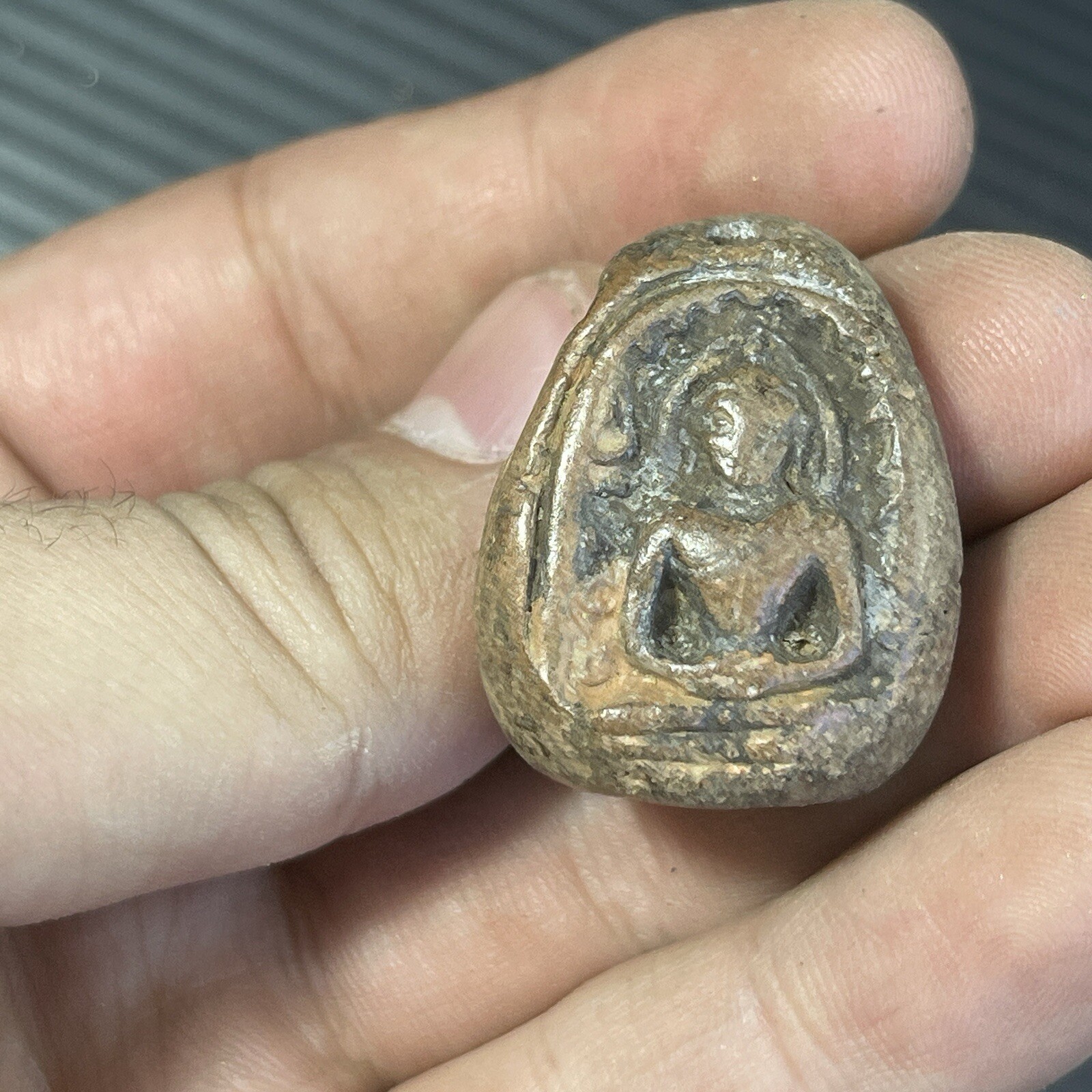 Unique Ancient Tibetan Buddha Carved Terracotta Seal Bead | eBay