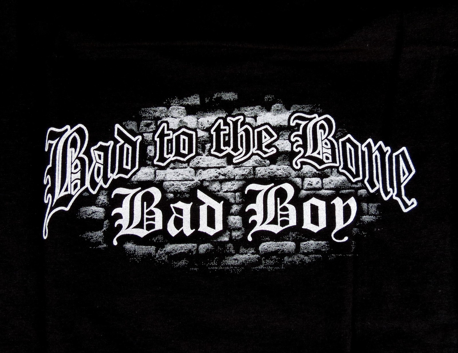 Bad to the Bone Bad Boy Pit Bulls & Reaper Skeleton Keeper Black T ...