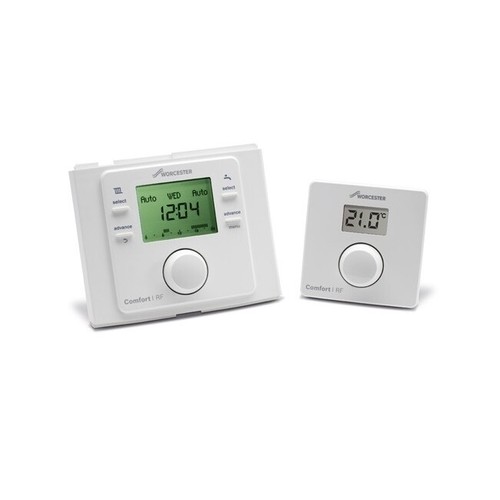 WORCESTER GREENSTAR Comfort I RF Twin Channel Programmer Thermostat ...