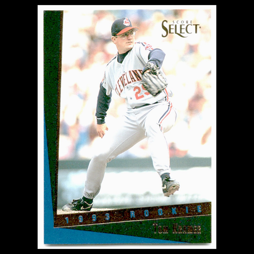 Tom Kramer Rookie #73T 1993 Select Rookie/Traded Cleveland Indians ...
