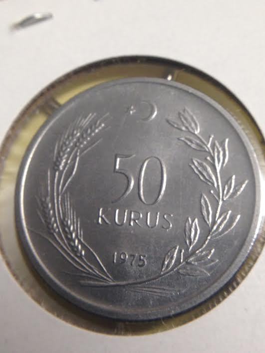 1975 50 Kurus Turkey Coin | eBay