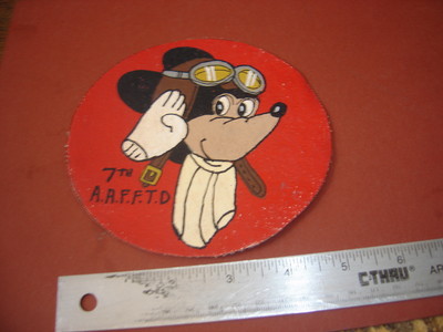 WWII USAAF DINEY MICKEY MOUSE 7TH AADDTD PILOTS SCHOOL FLIGHT JACKET ...
