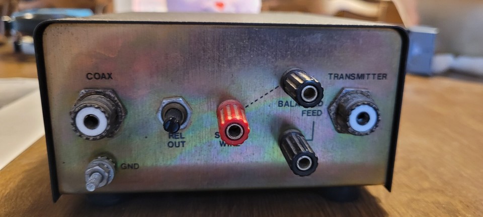 DENTRON JR. MONITOR HAM RADIO RF ANTENNA TUNER 1.8 TO 30 MHZ 300 Watts ...