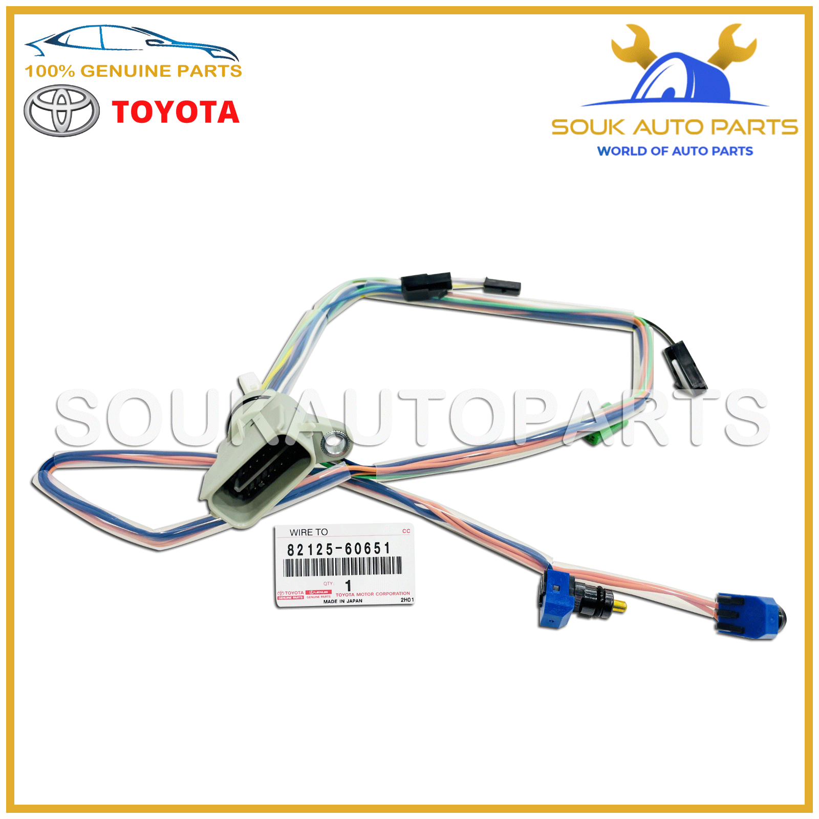 82125-60651 Genuine Toyota WIRE, TRANSMISSION 8212560651 OEM 4Runner ...