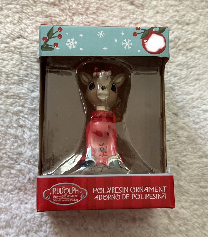 Hallmark Rudolph the Red Nosed Reindeer CLARICE Seated Christmas ...
