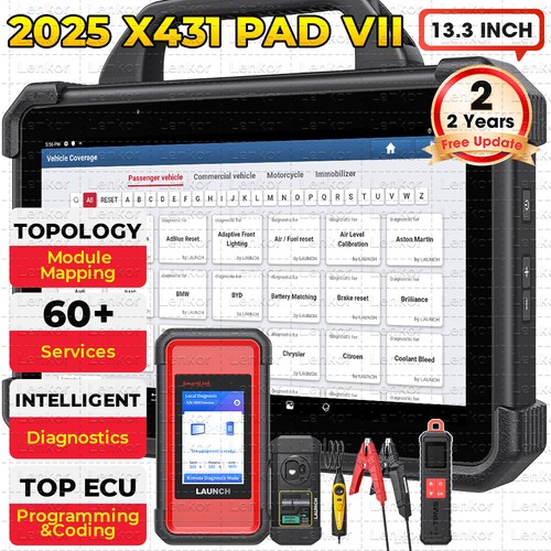 LAUNCH X431 PAD VII ELITE PAD 7 PRO Diagnostic Scanner Key Programming ...