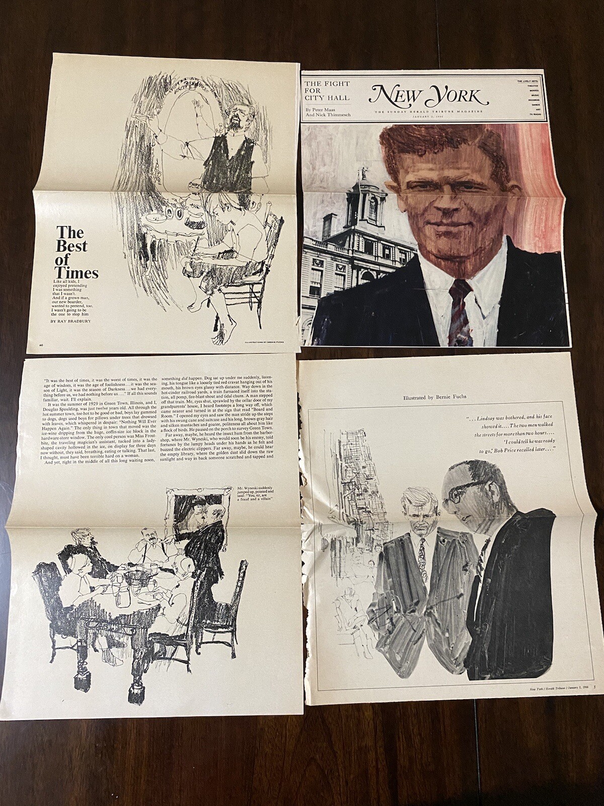 Bernie Fuchs Drawings