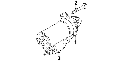 BMW 12410392577 GENUINE OEM STARTER MOUNT BOLT | eBay