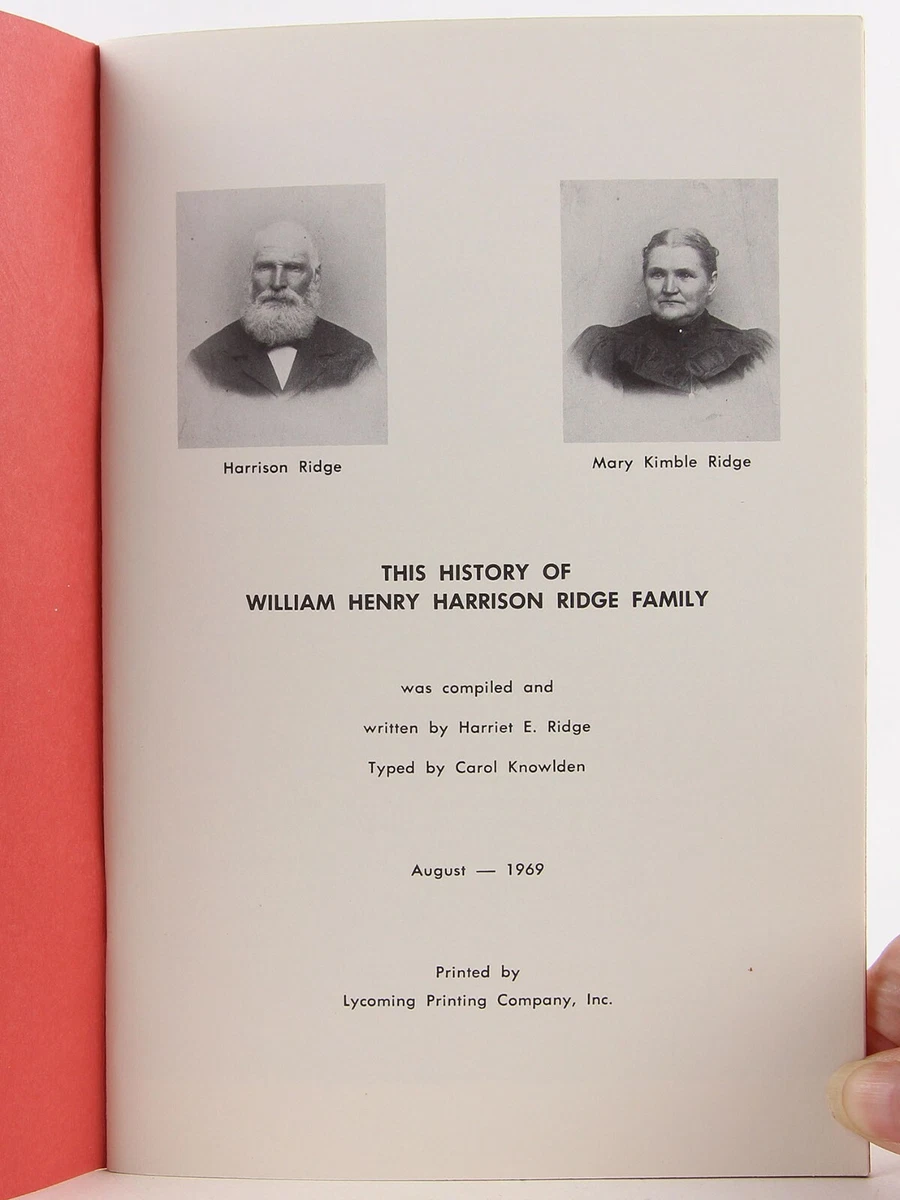 William Henry Harrison Family
