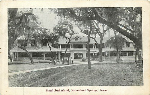 Texas, TX, Sutherland Springs, Hotel Sutherland Early Postcard | eBay