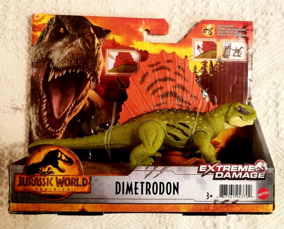 SAVAGE STRIKE & EXTREME DAMAGE DIMETRODON - DINOSAUR- JURASSIC WORLD ...