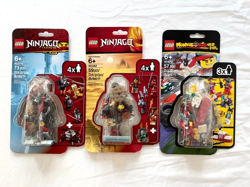 LEGO EXCLUSIVE MINIFIGURES Ninjago 40374 40342 Monkie Kid 40472 SEALED ...