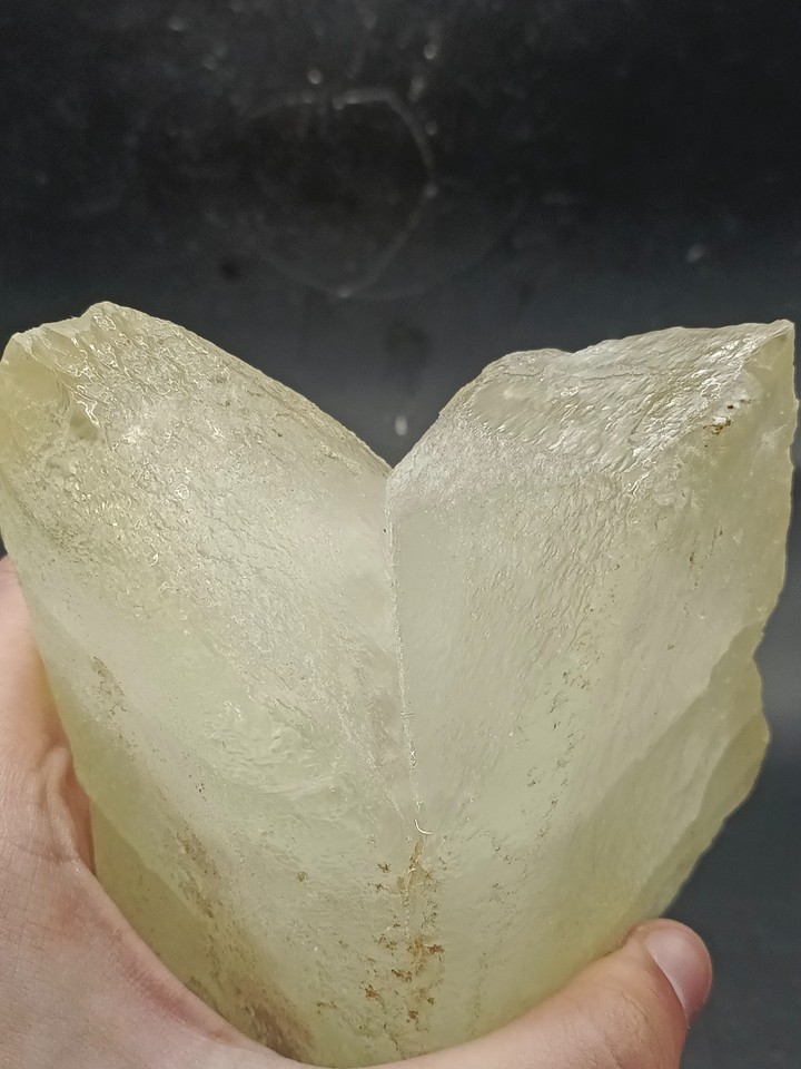 1.33 kg Amazing Natural Stone Twin Green Calcite Crystal Mineral ...