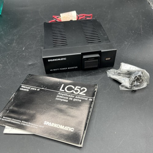 Sparkomatic LC52 Vintage 40 watt Car Radio Power Booster | eBay