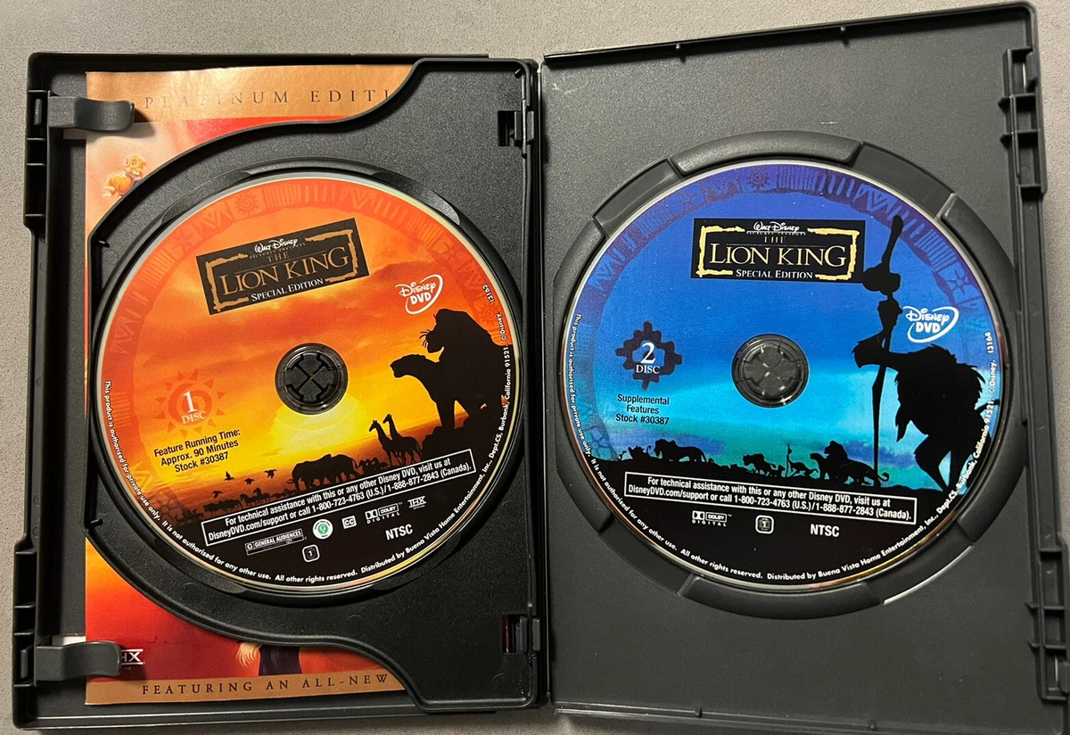 Lion King Dvd Ebay