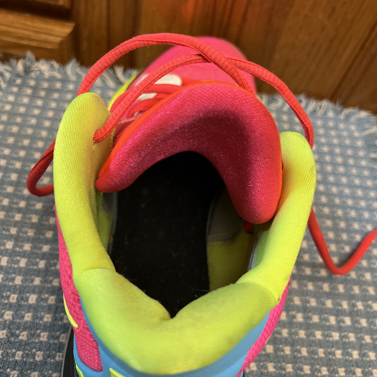 Nike Kyrie 7 ID Pink Neon Mens Basketball Shoes DA756… - Gem