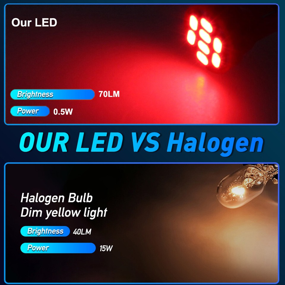 Red Gauge Cluster Instrument LED Bulbs Kit for 94-01 Acura Integra DC2 ...