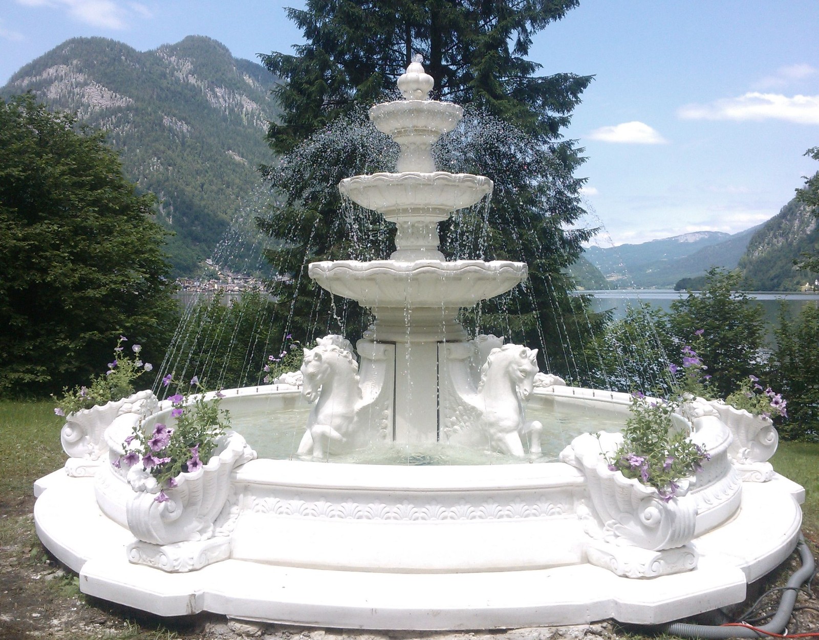 Gartenspringbrunnen Standbrunnen Steinbrunnen