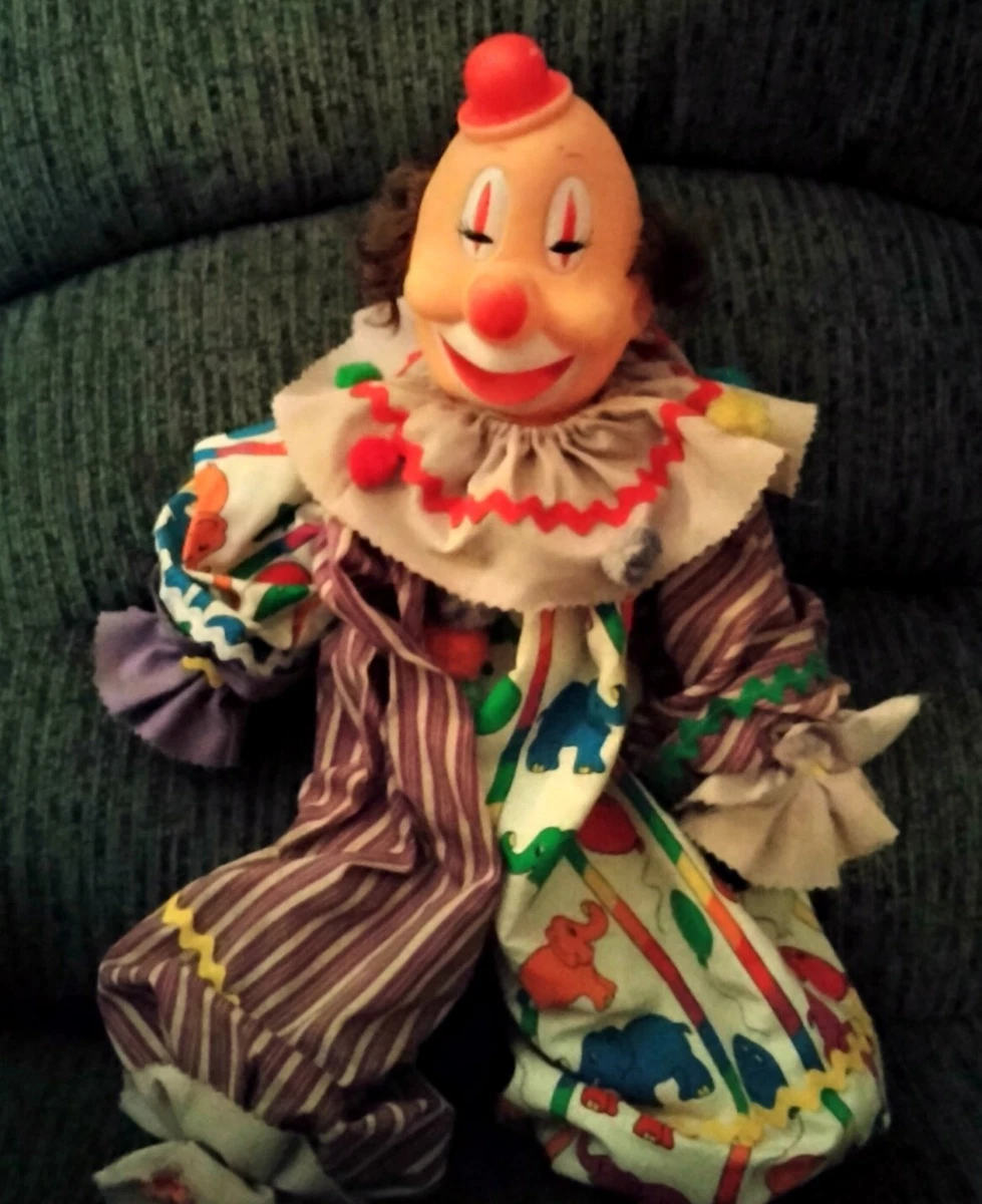 Vintage Stuffed Clowns 1960s