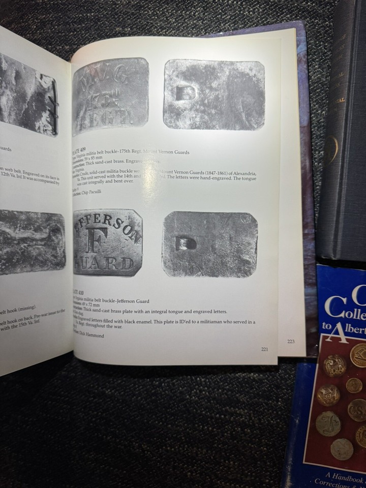 🇺🇸4 Civil War Collectors Books 🇺🇸Confederate Belt Buckles,Alberts ...