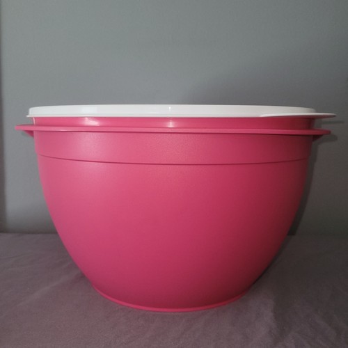 Tupperware Legacy Super Salad Bowl Mega 40 Cup 10L Pink #6583A-2 With ...