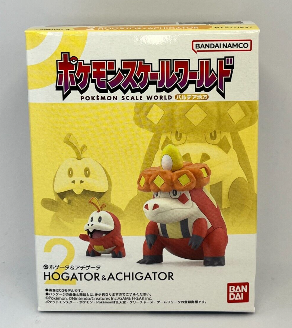 Pokemon Scale World Pardea Region "Hogator&Achigator"1/20scale BANDAI ...