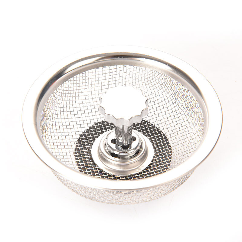 Stainless Steel Sink Strainer Waste Disposer Outfall Filter Hair Sewer ...