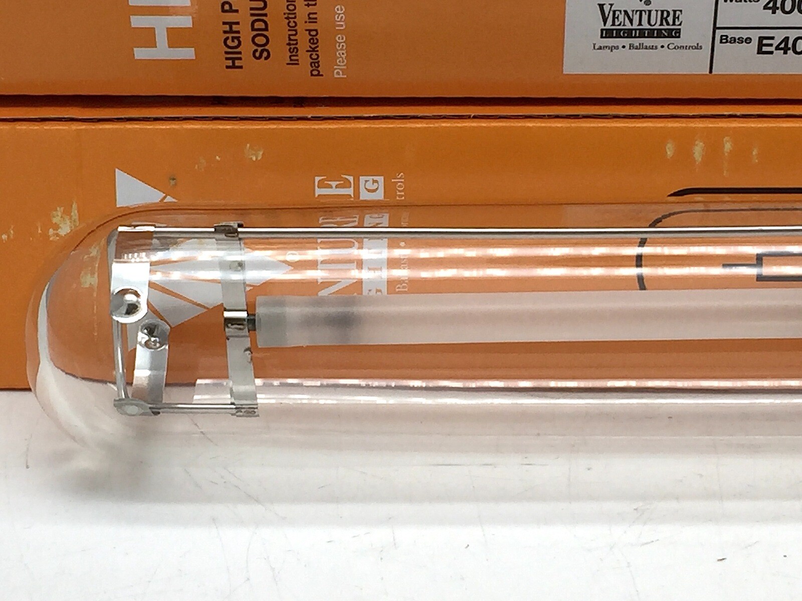 Venture 00040 HPST.400W/E40 Lamp 56000 lm Tubular Clear Warm White x4 ...