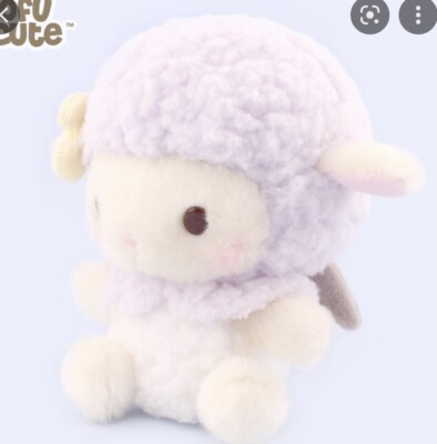 NWT Toreba Nemu Nemu Purple Sheep Country Fuwawa Small Plush Amuse ...