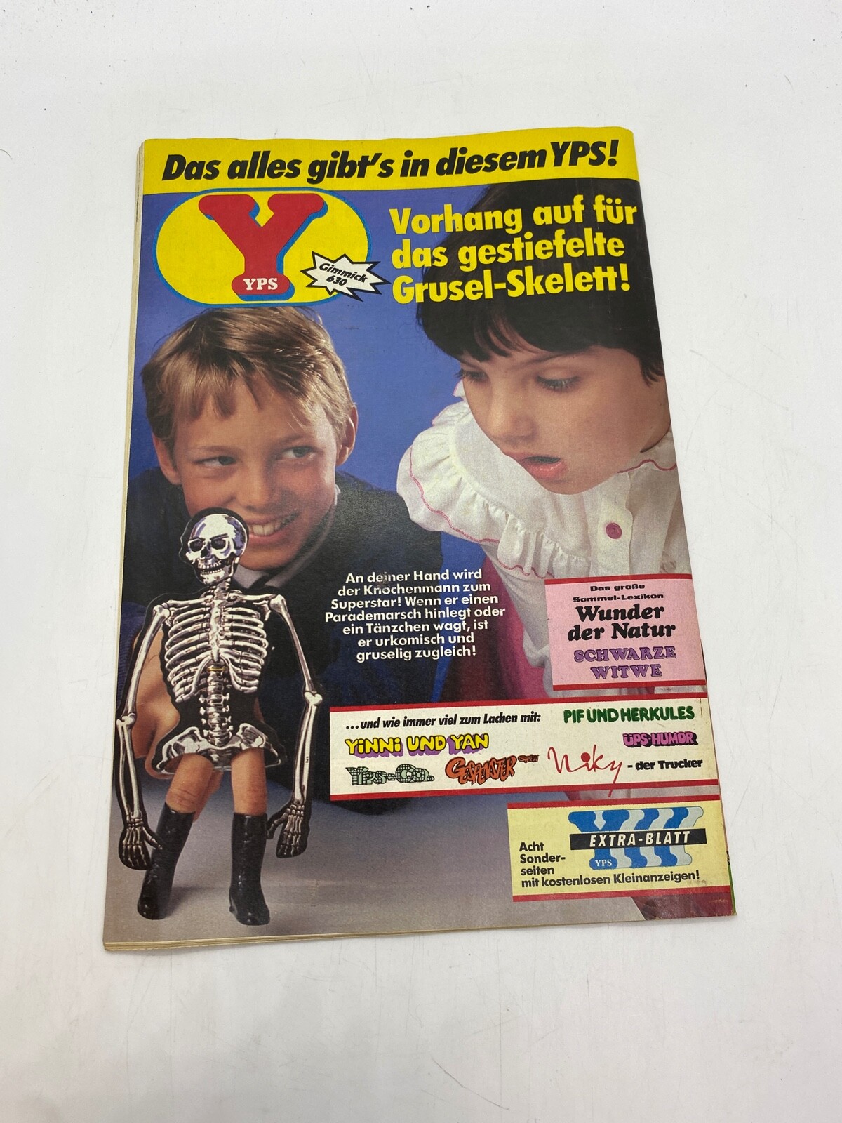 YPS "Das gestiefelte Grusel-Skelett" Bastel Heft Nr. 630 | eBay.de