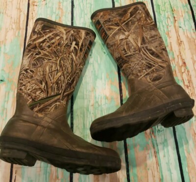 Game Winner Camoflage Hunting Muck Boots 400g Dura Heat Steel Shank ...